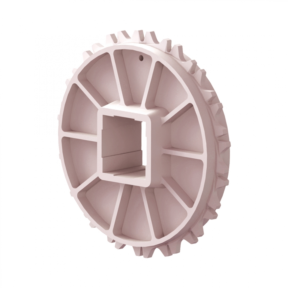 RODA S254 INTEIRIÇA FURO QUADRADO | Esteiras Modulares - COBRA ...