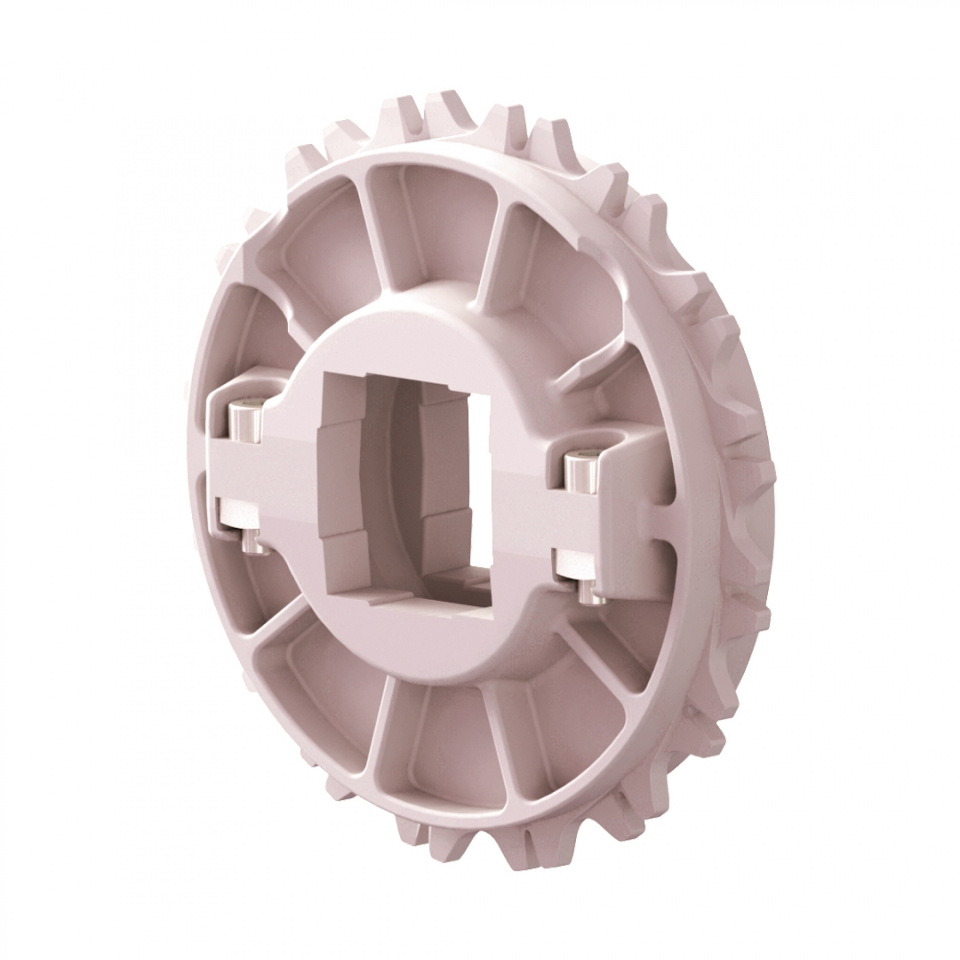 RODA S254 BIPARTIDA FURO QUADRADO | Esteiras Modulares - COBRA ...