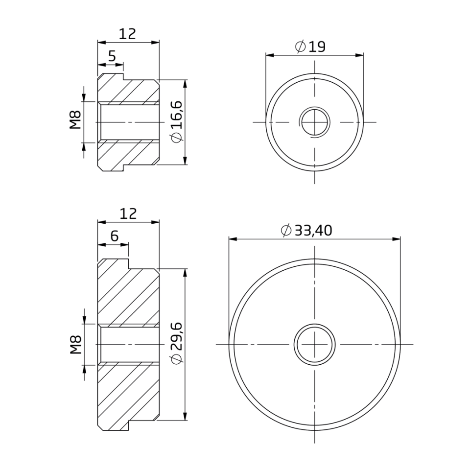 BUCHA METÁLICA | Componentes - COBRA Correntes: Fabricante Brasileiro ...